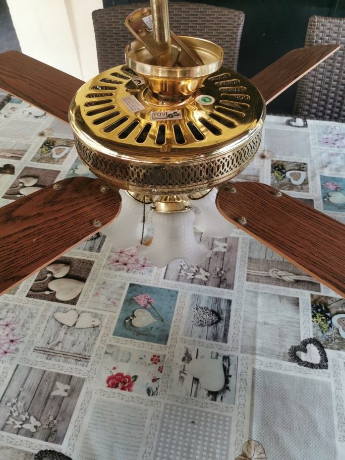 Luster s ventilatorom