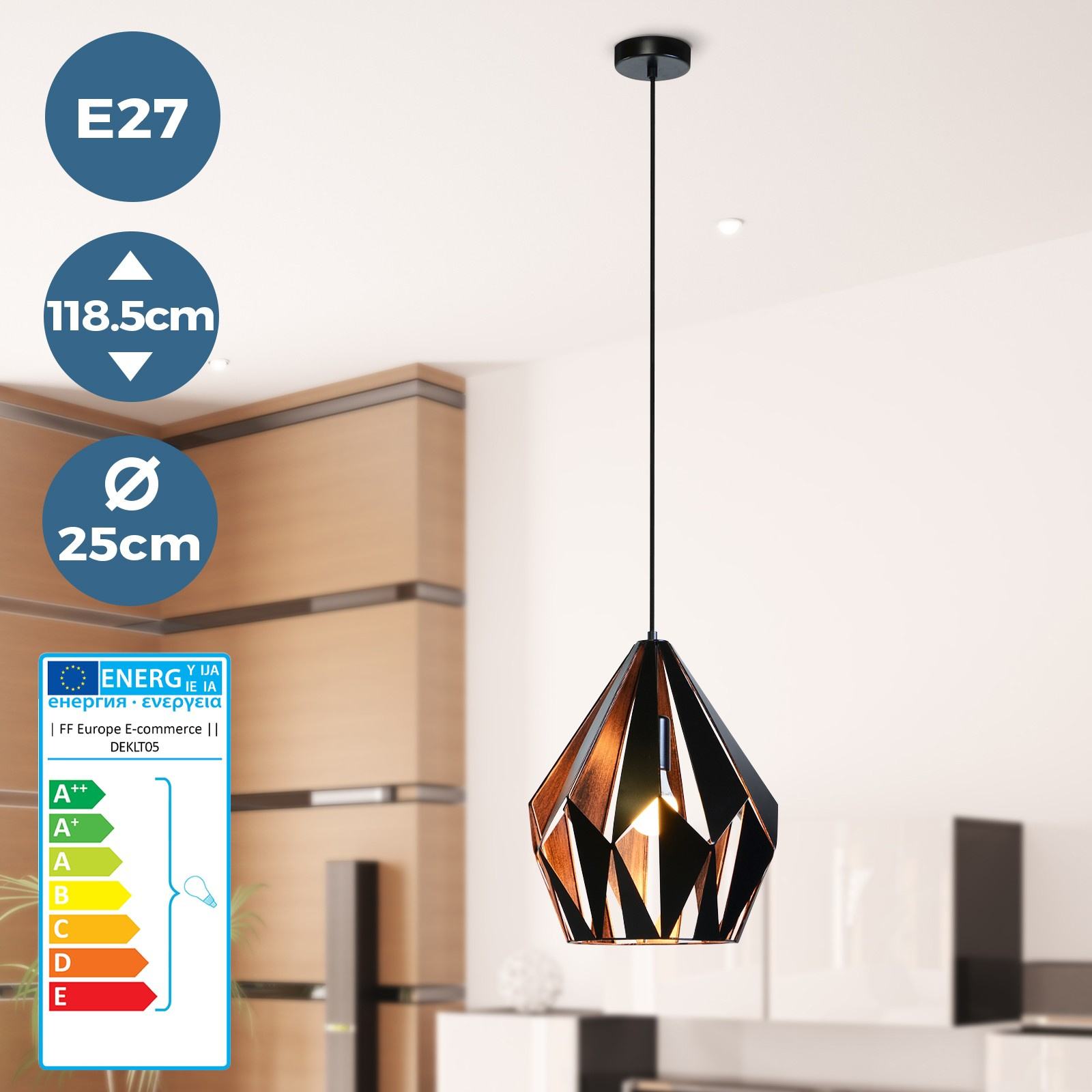 Vintage visilica-luster