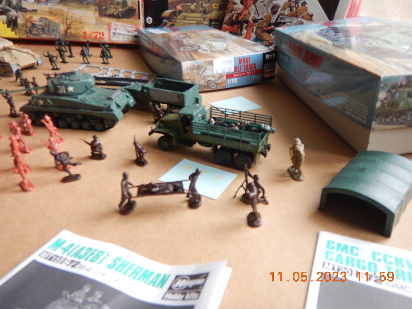 1/72 Panther Cromwell MkIV M-4 A3E8 Sherman GMC CCKW-353