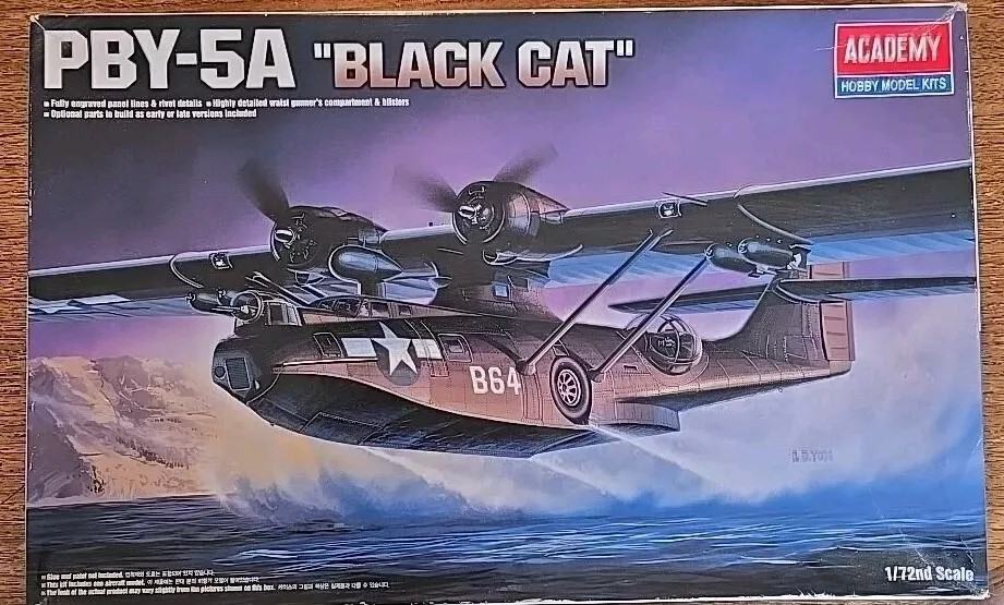 Academy 1/72 PBY-5A Black Cat
