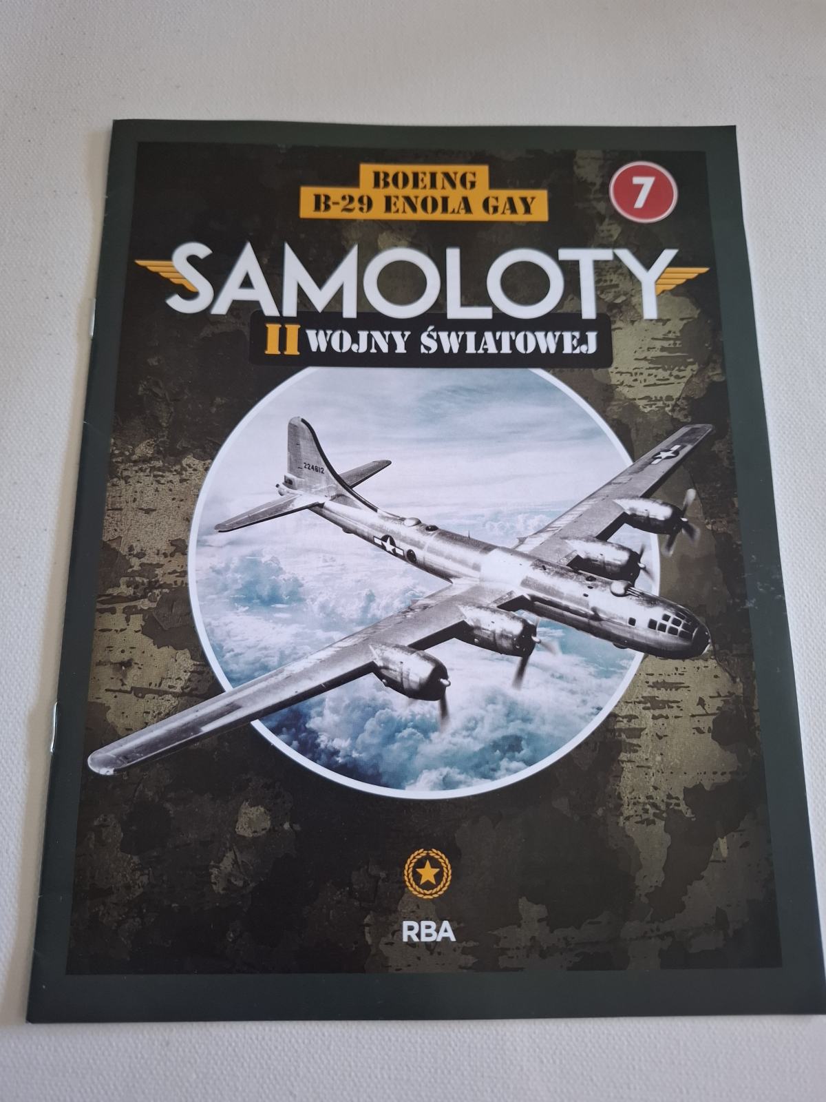 Časopis Borbeni avioni Boeing B-29 - poljski