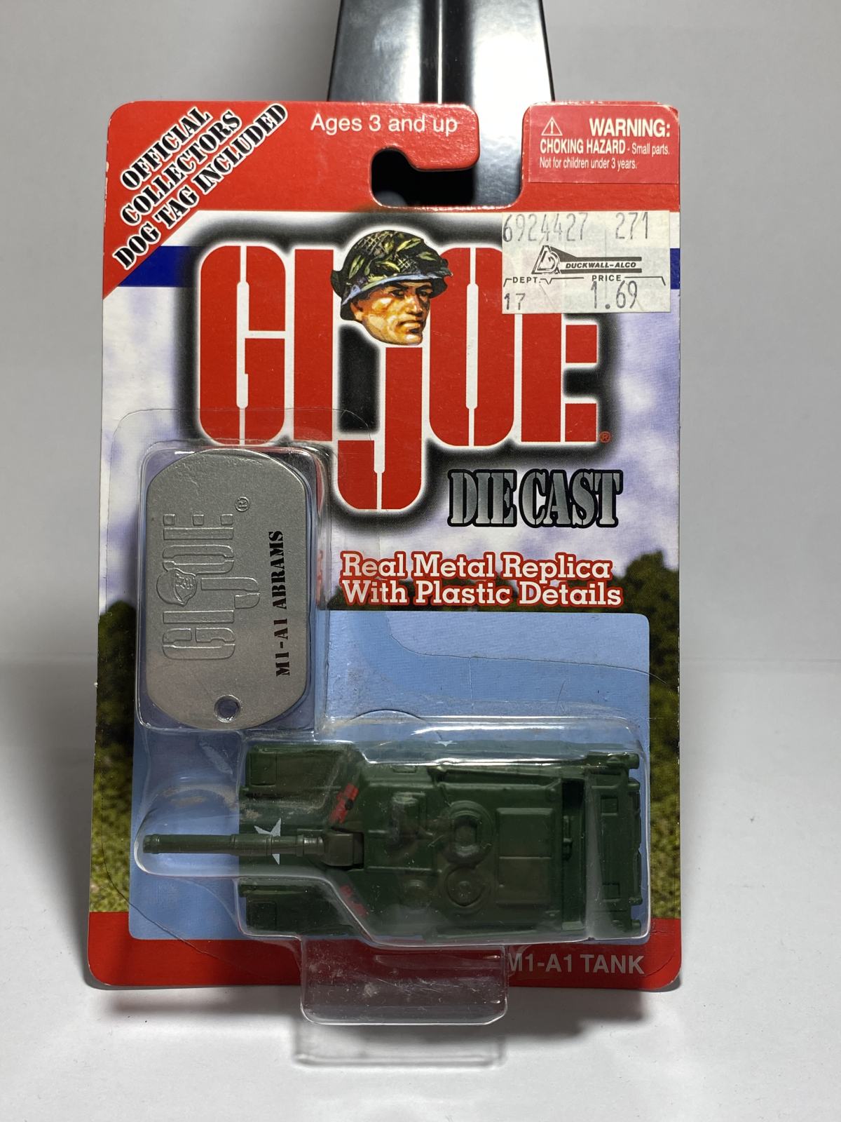 GI Joe Series 1 Military Army Tank Toy 1/64 M1-A1 Diecast 2001...A9