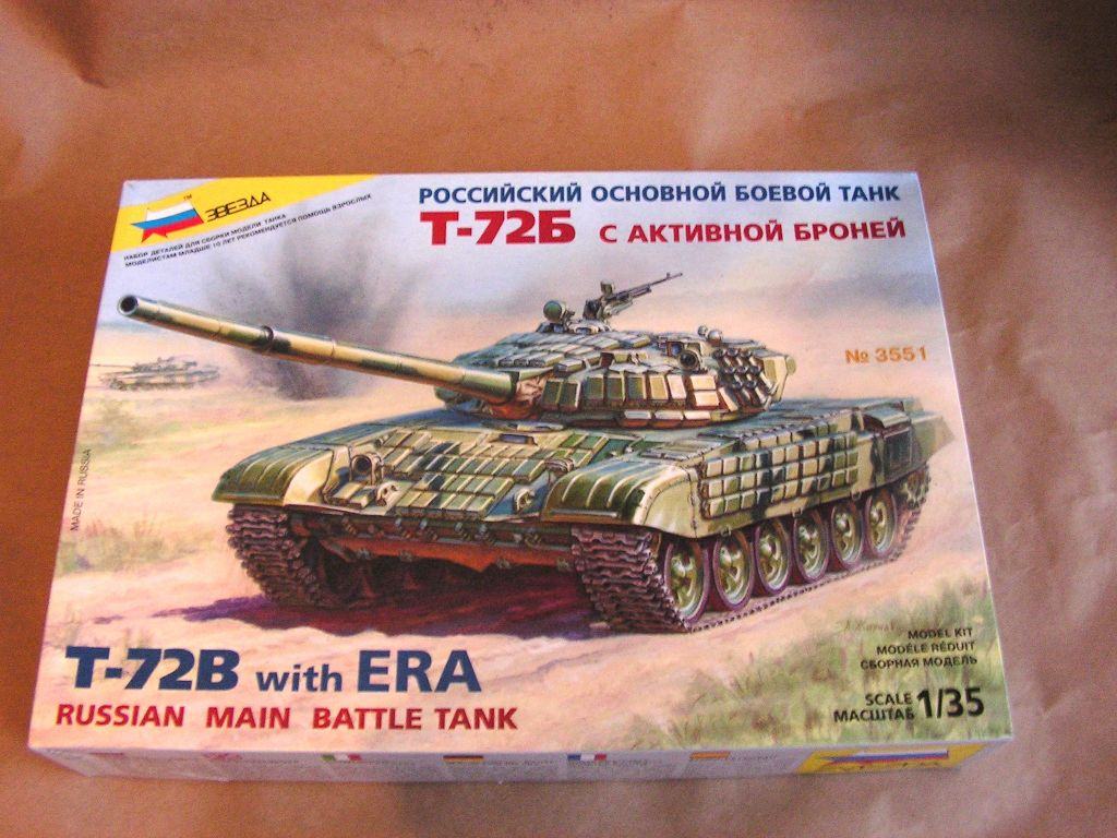 Maketa tenka T-72 ERA Zvezda ( Dragon ) 1/35
