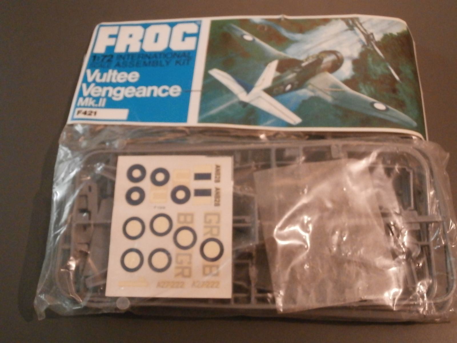 Maketa Vultee Vengeance Mk.II, 1:72, Frog