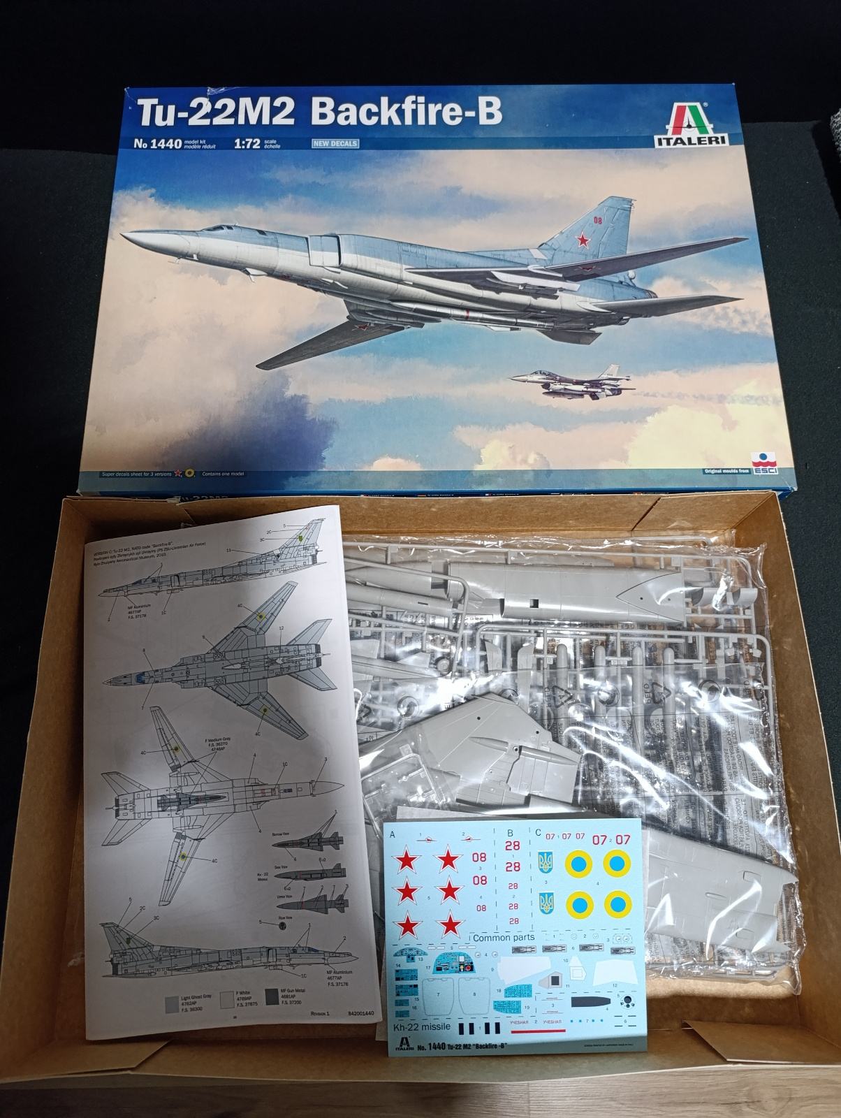 Maketa aviona TU-22 M2