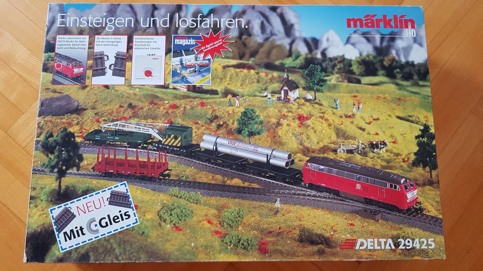 MARKLIN HO SET 29425 DELTA I PARNA LOKOMOTIVA