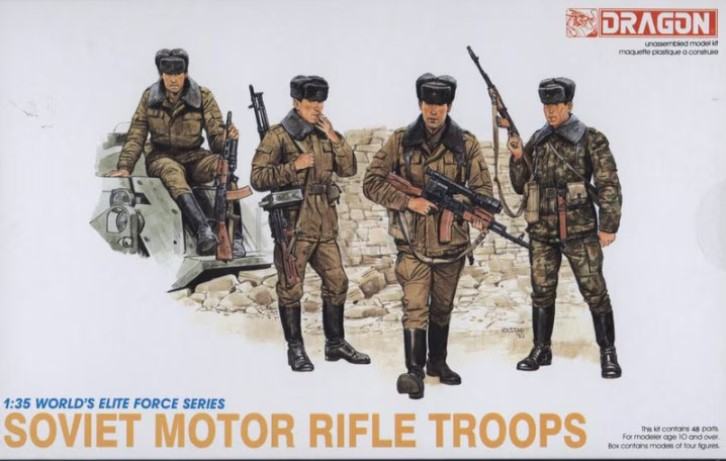 Prodajem maketu vojnika Soviet motor rifle troops 1/35 Dragon