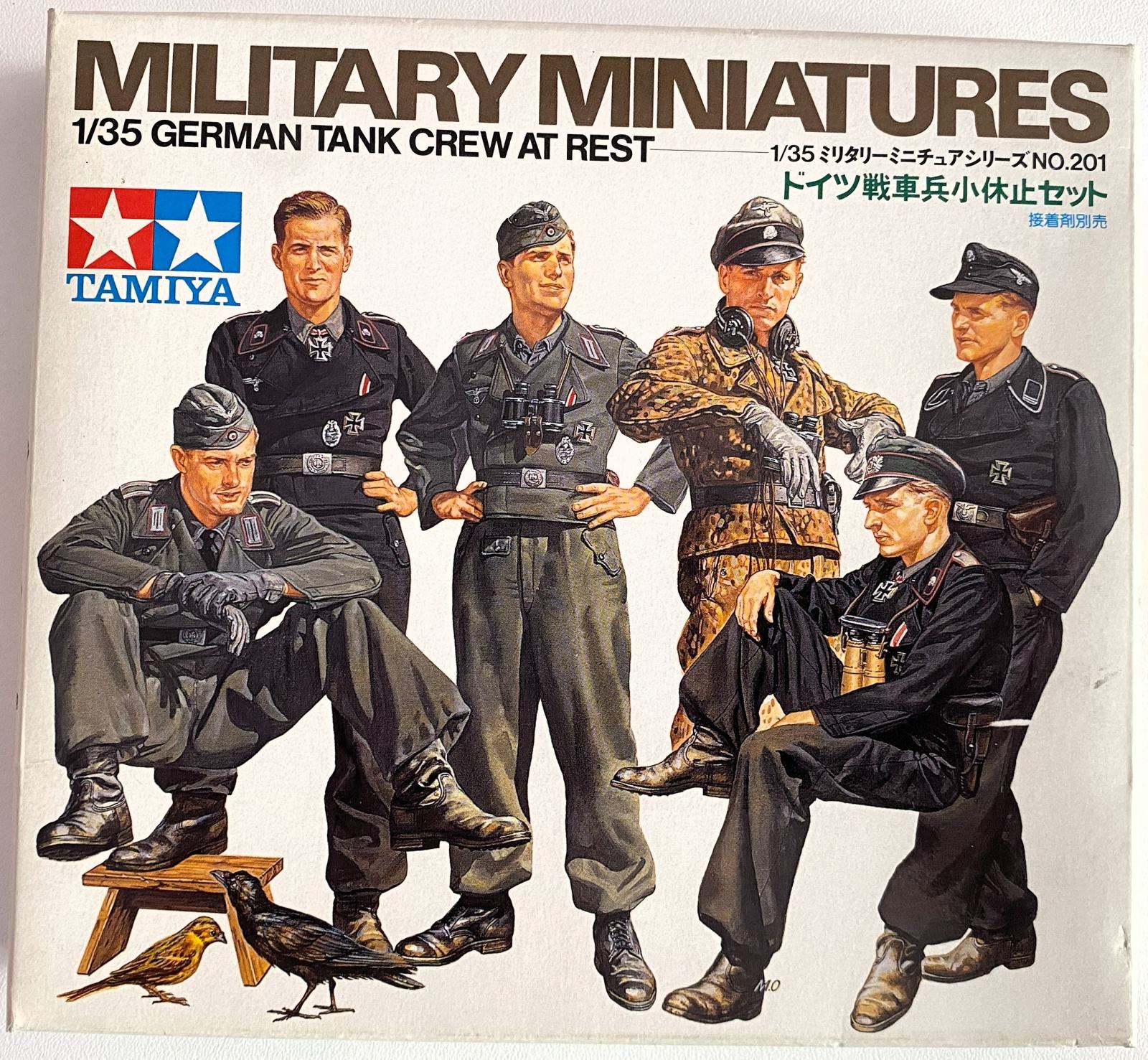 Tamiya German tank crew at rest 1:35