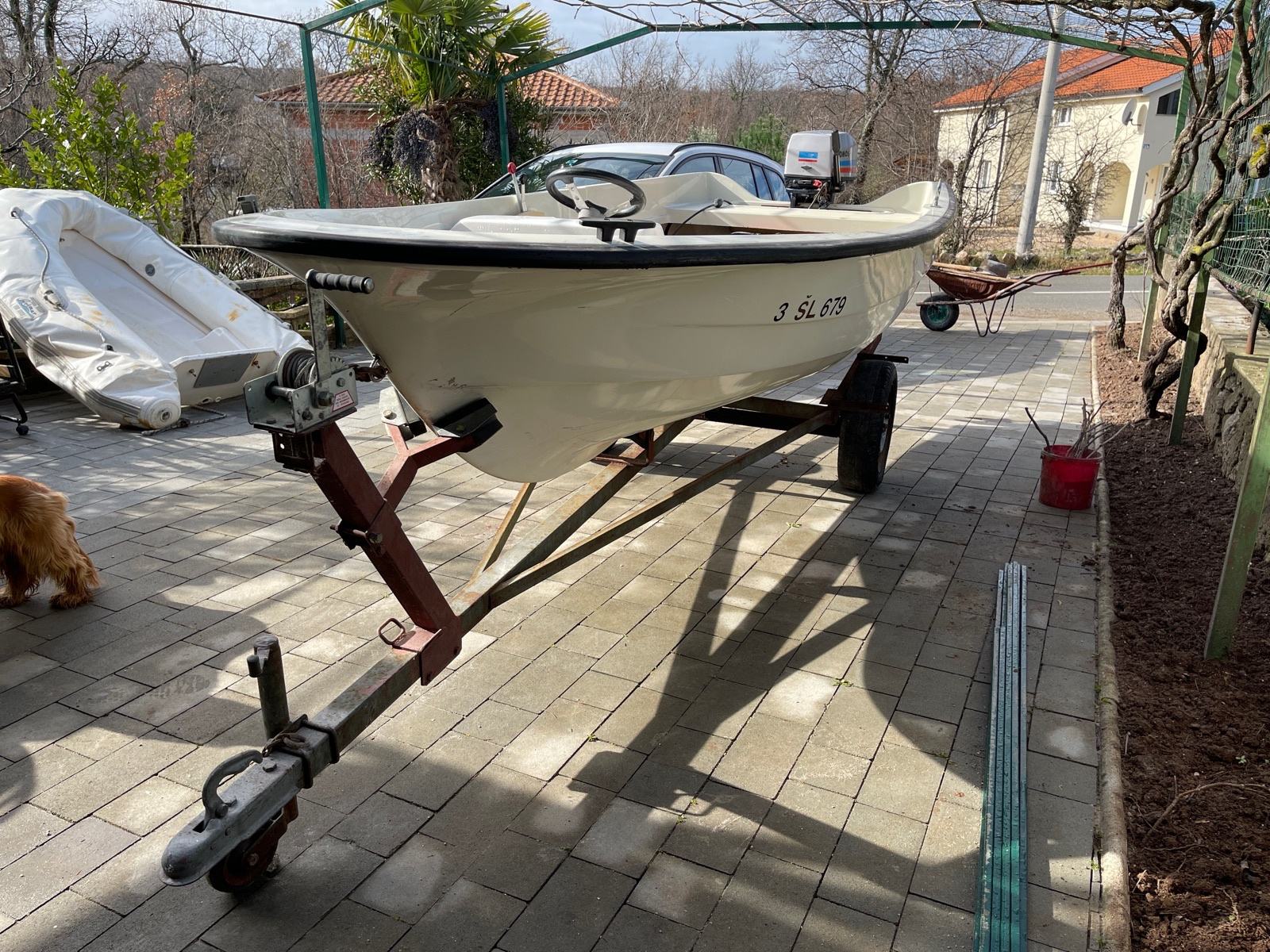 Prodam Elan 401, kao nov + Tomos 10 + prikolica