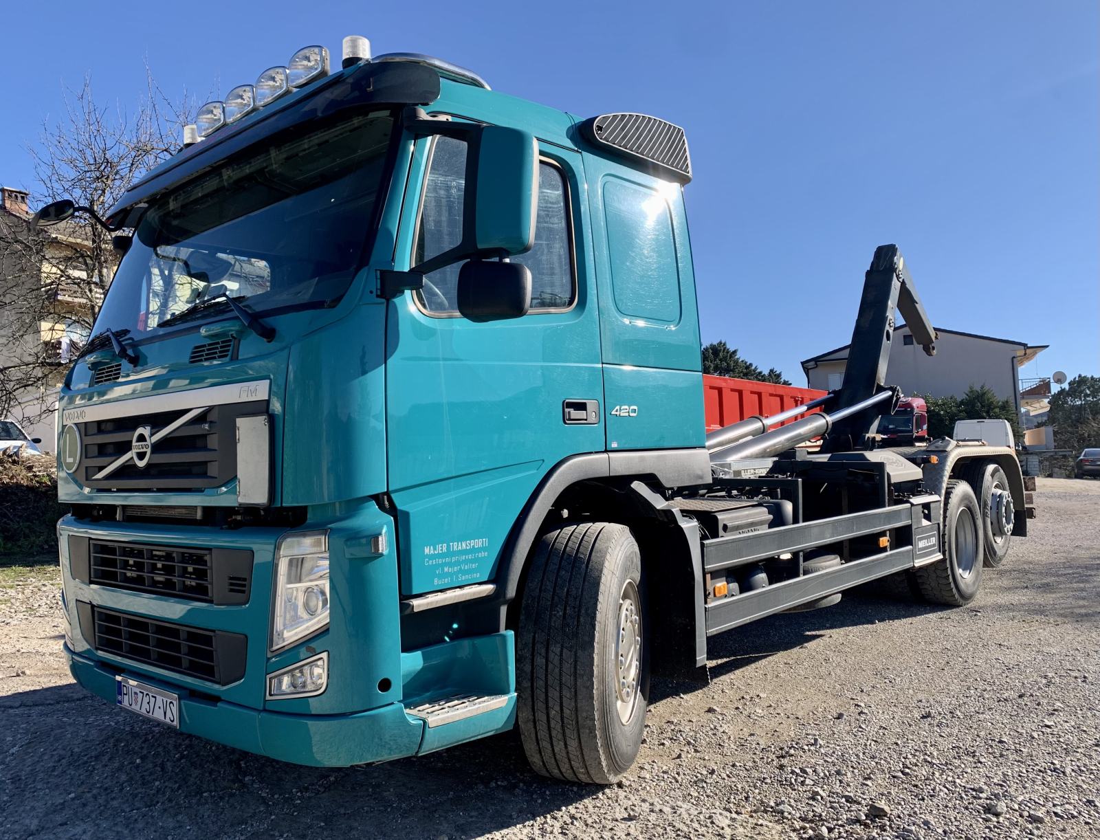 VOLVO FM420 ABROLL ,NAVLAKAČ ,6x2 , MEILLER RK2070,, 2012 god.