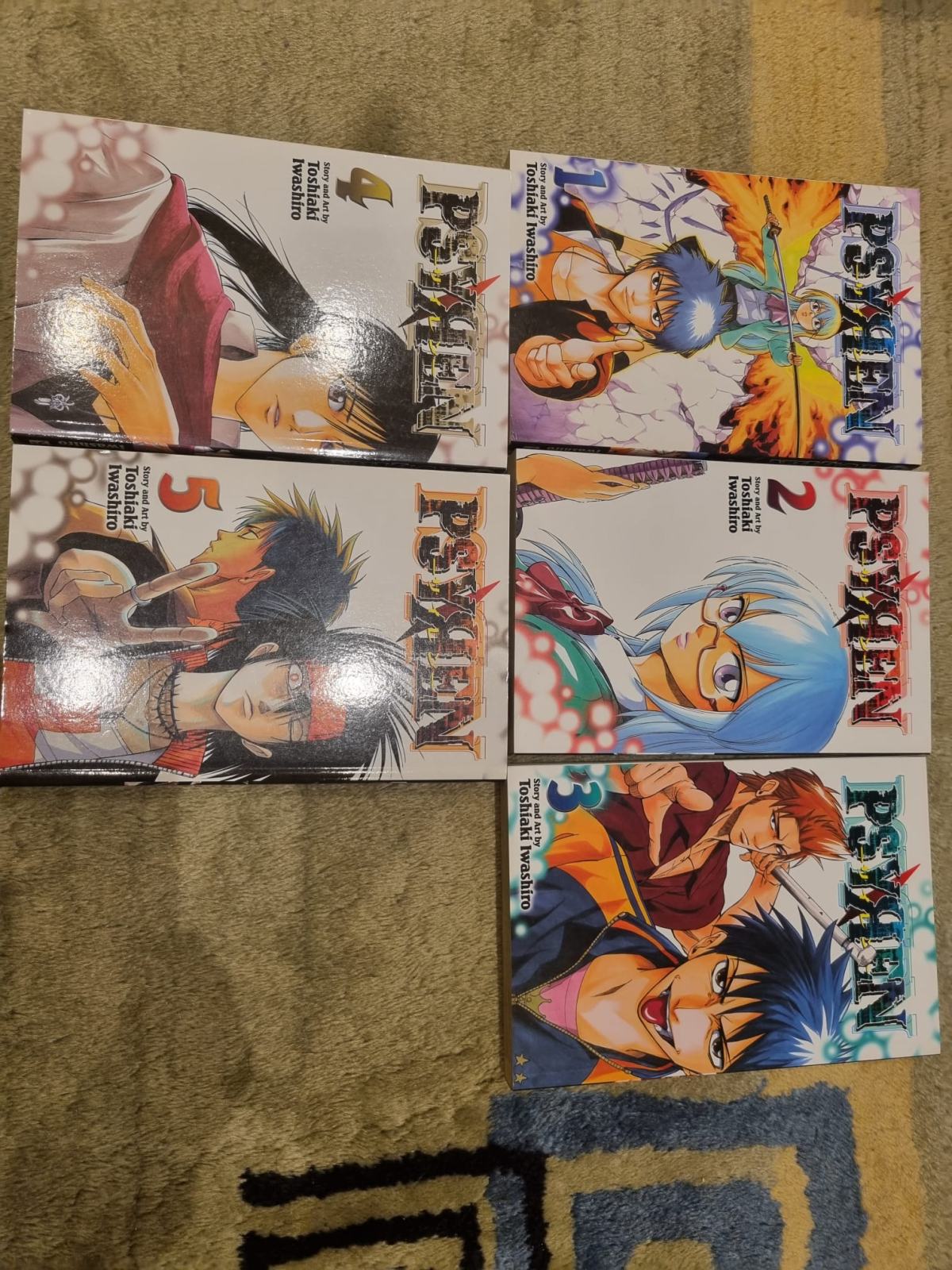 Psyren Manga 1-5