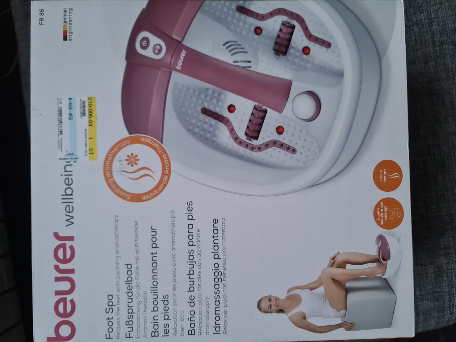 masažer za stopala , kadica za pedikuru , Beurer FB35