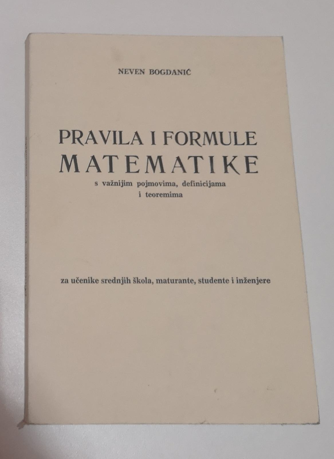 Pravila i formule matematike