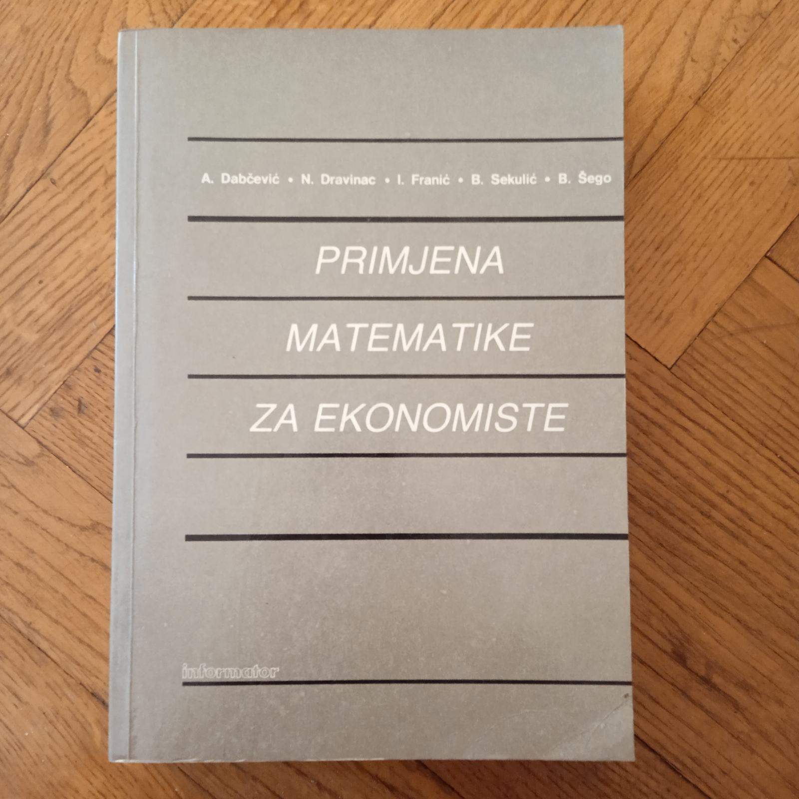 Primjena matematike za ekonomiste