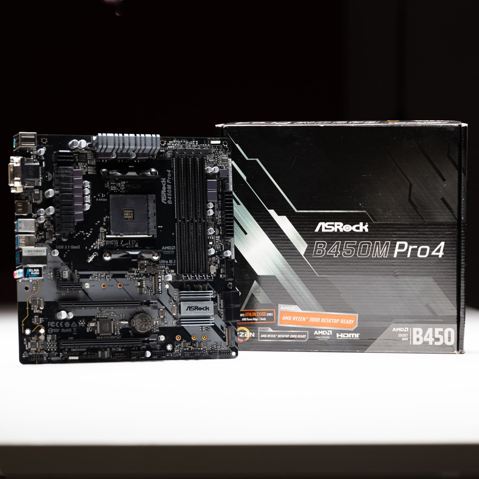 ASRock B450M PRO 4 - AM4 Matična - PRODAJEM! ZG
