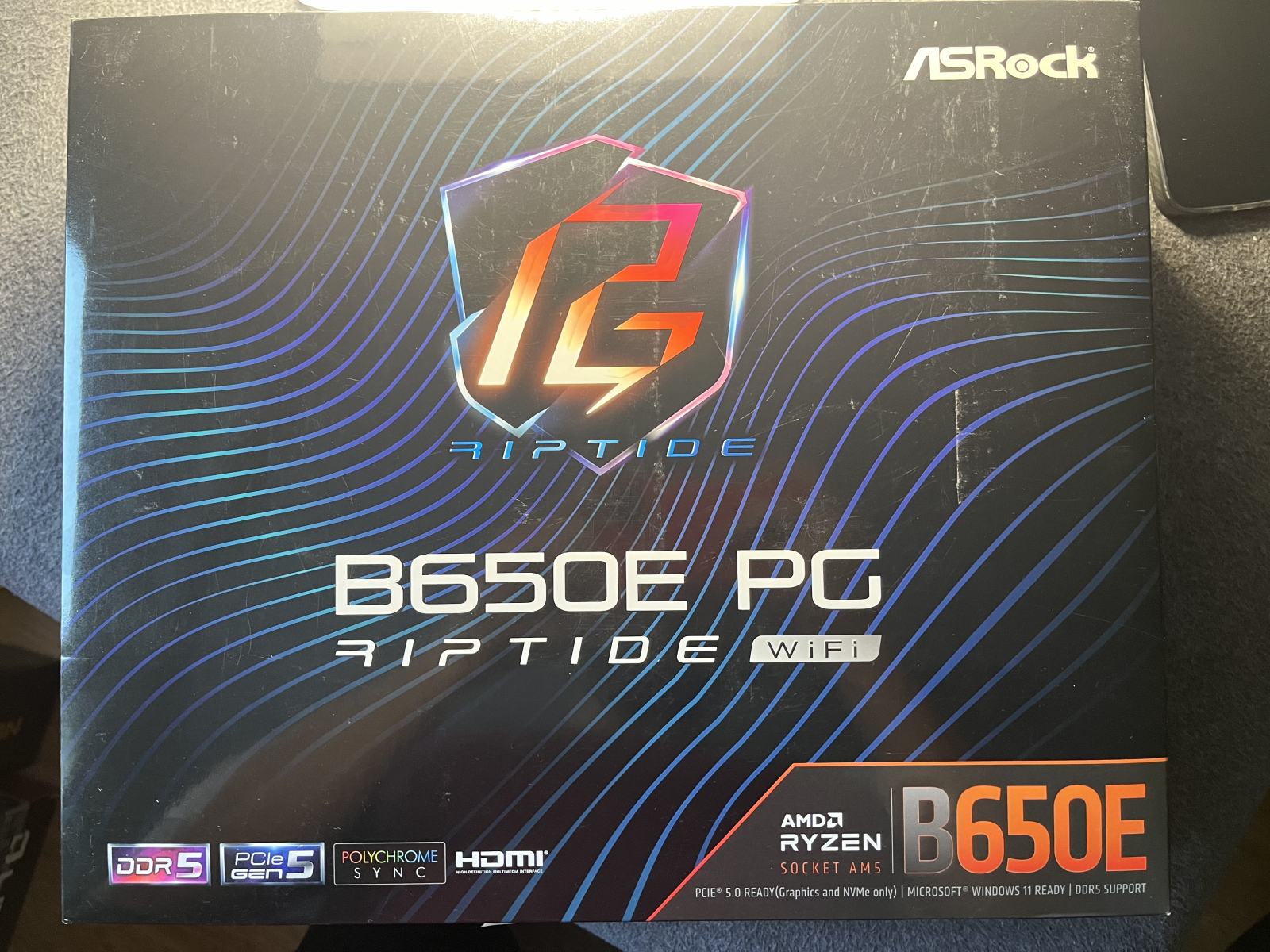 AsRock B650E PG RIPTIDE WIFI Mainboard Socket AM5