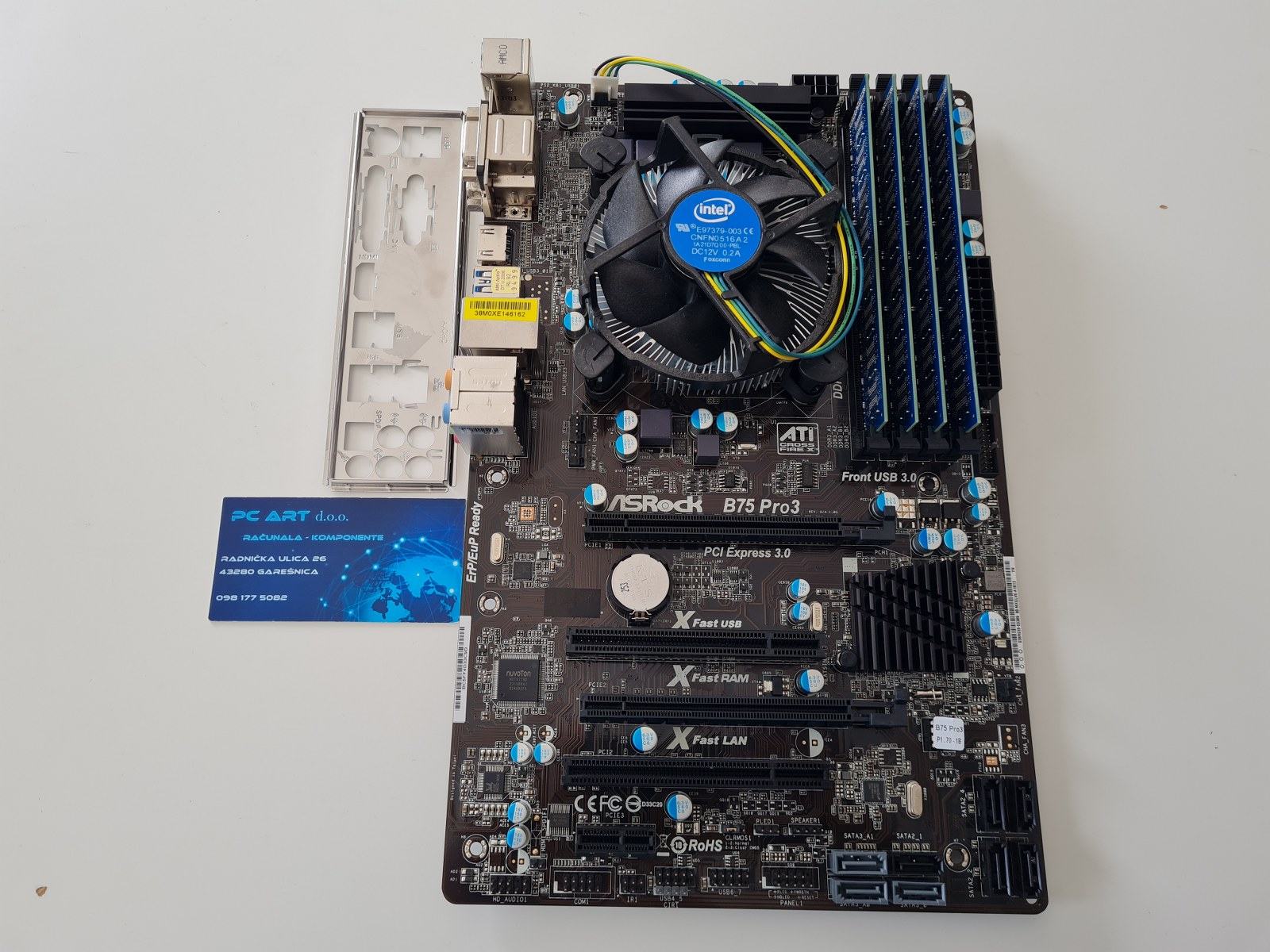 ASRock B75 Pro3 + E3-1245 v2 (i7 3770) + 4GB/8GB/16GB/32GB RAM - Račun