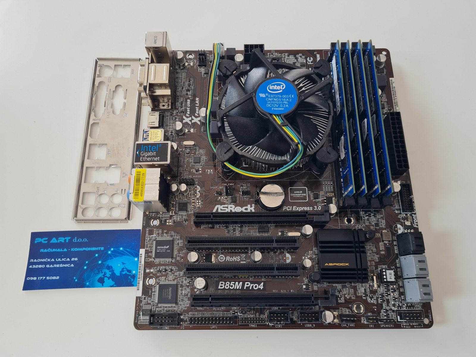 ASRock B85M Pro4 + i5 4570S + 4GB/8GB/16GB/32GB RAM - Račun/R1