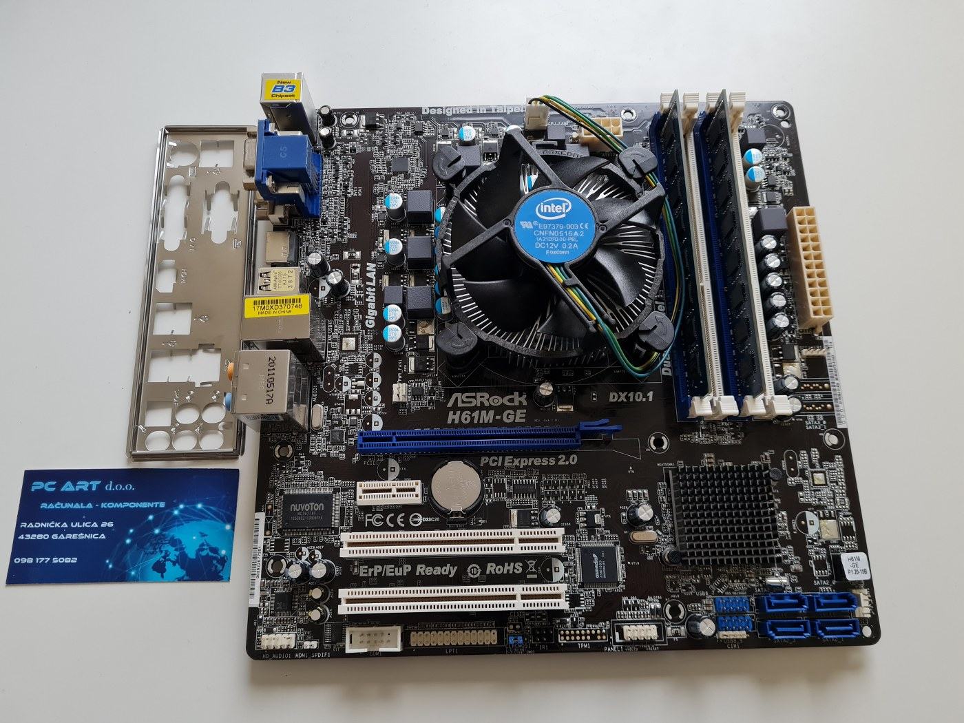 ASRock H61M-GE + Xeon (i7 3770 ) + 4GB/8GB/16GB RAM - Račun / R1