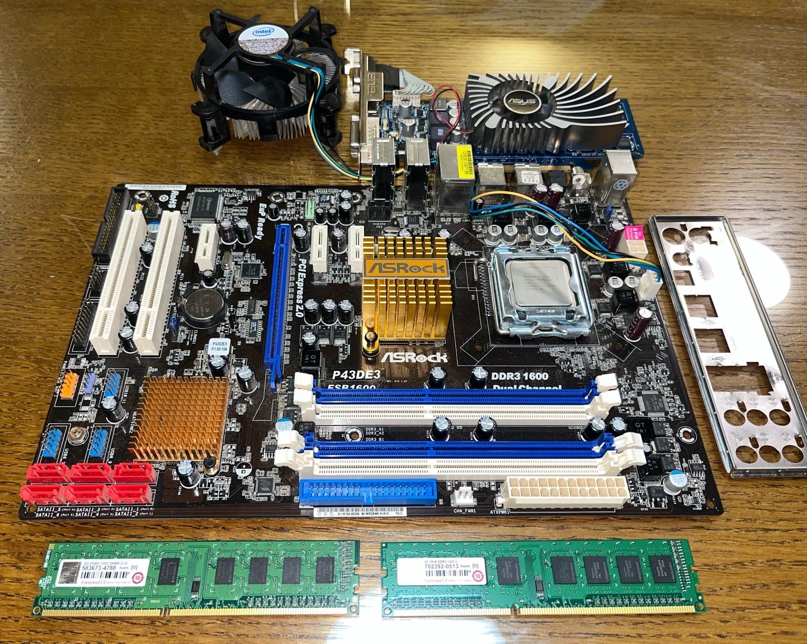 ASRock P43DE3 - maticna ploca sa procesorom, grafickom i RAM memorijom