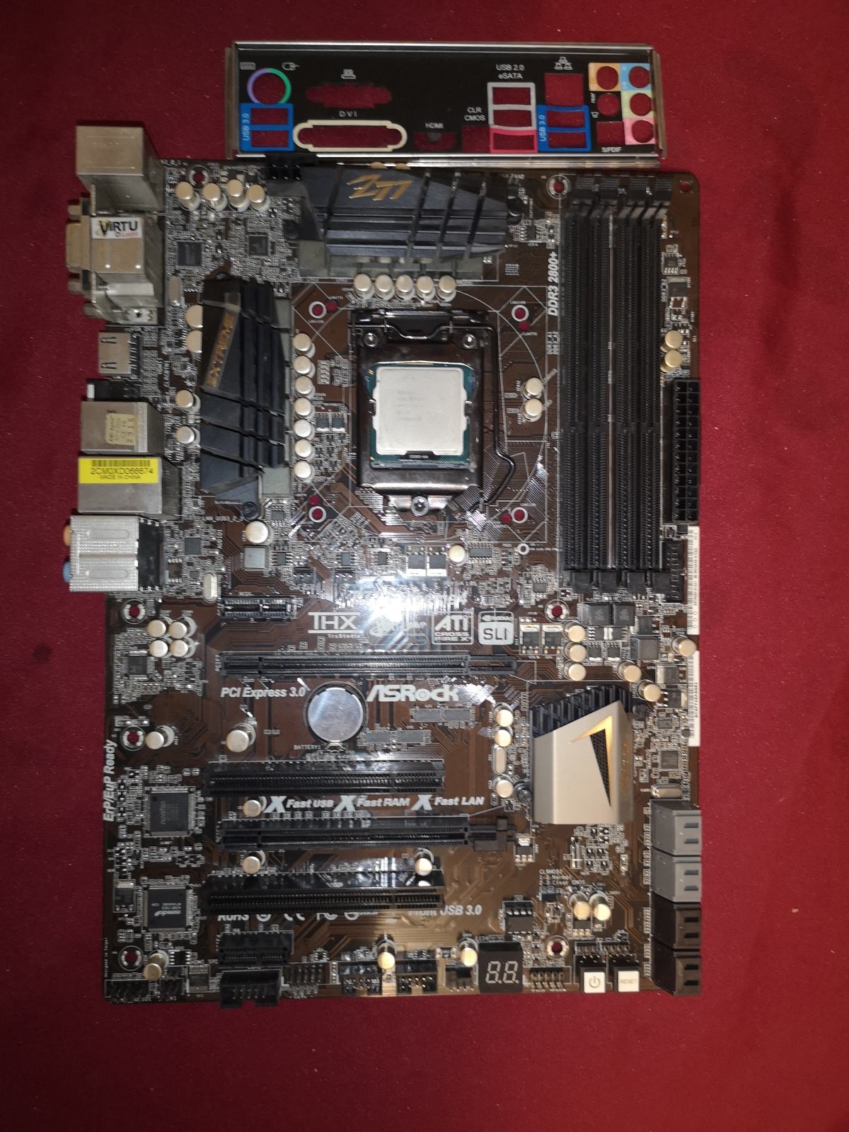 Asrock Z77 Extreme 4 socket 1155