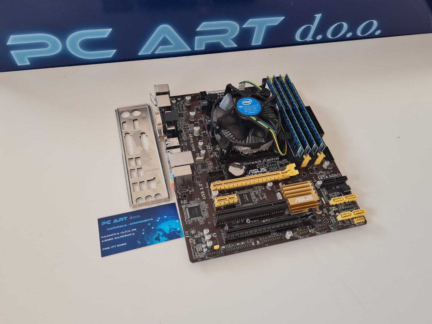 ASUS B85M-E + i5 4690K + 4GB/8GB/16GB/32GB RAM - Račun / R1 / Jamstvo