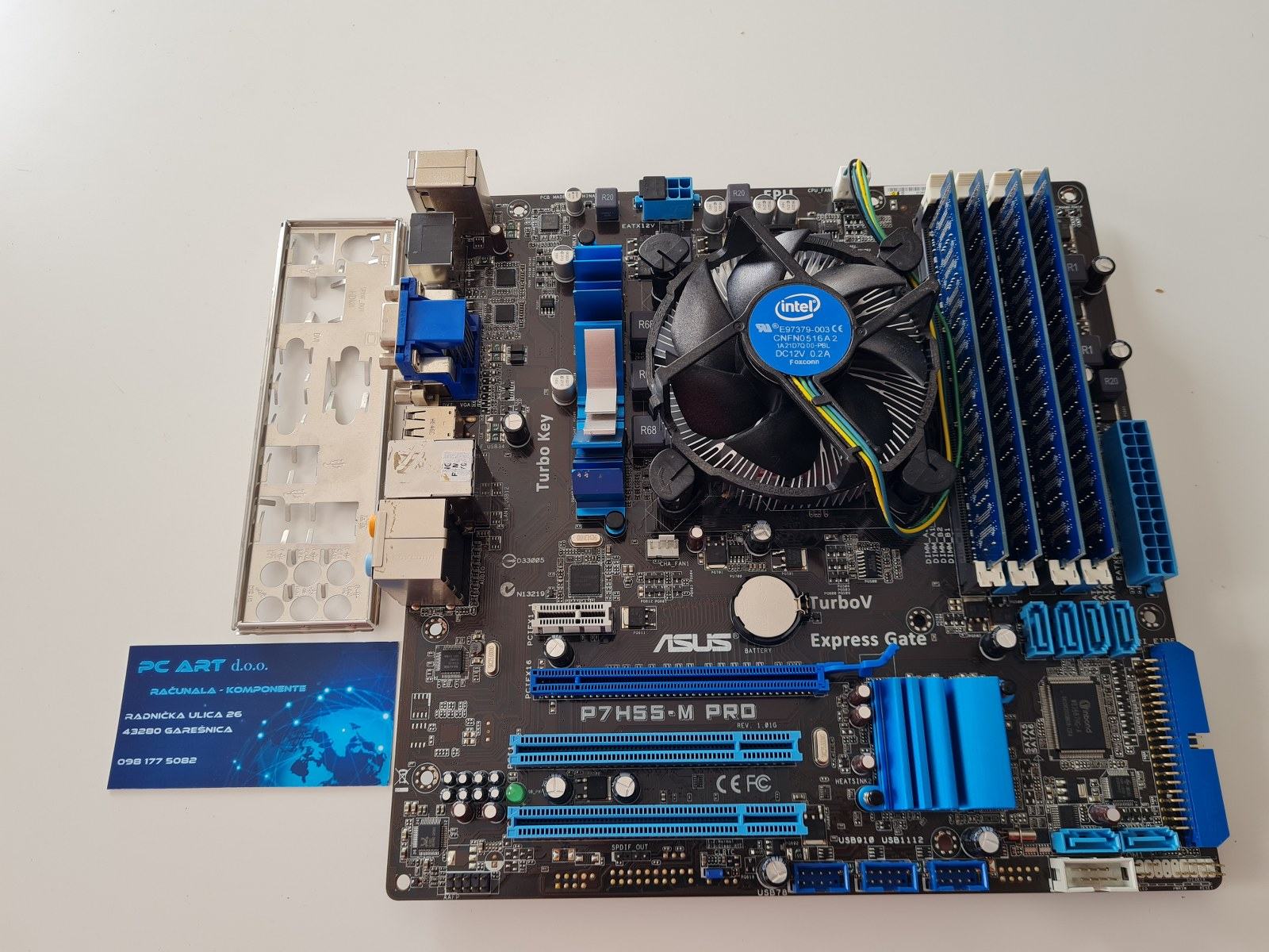 ASUS P7H55-M PRO + i5 750 + 4GB/8GB/16GB RAM - Račun / R1/Jamstvo