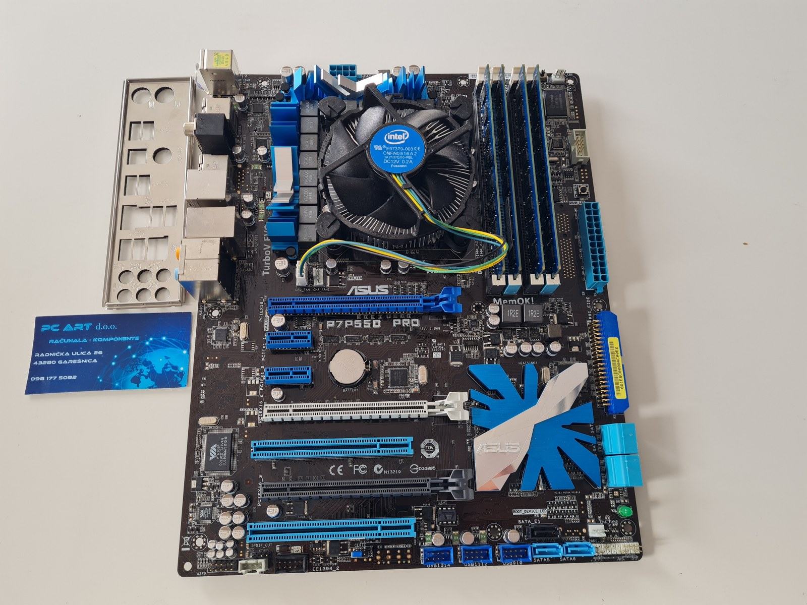 ASUS P7P55D PRO + i3 530 + 4GB/8GB/16GB RAM - Račun / R1/Jamstvo