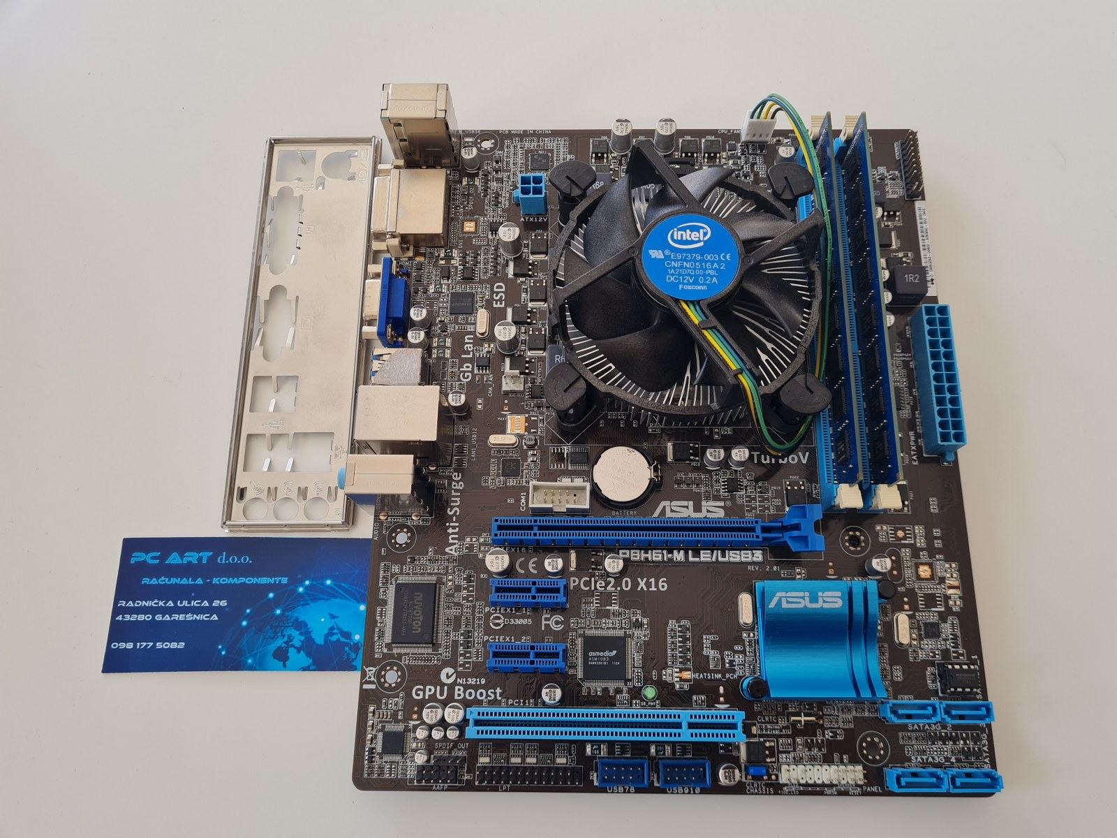 ASUS P8H61-M LE/USB3 + i5 2310 + 4GB/8GB/16GB RAM - Račun / R1