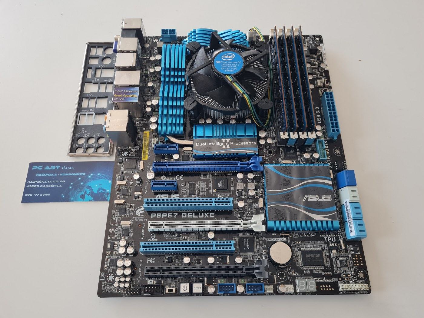 ASUS P8P67 DELUXE + i5 2500 + 4GB/8GB/16GB/32GB RAM - Račun / R1