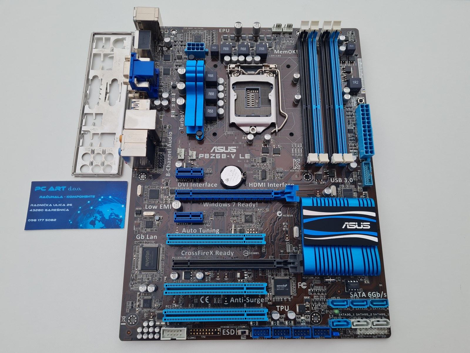 ASUS P8Z68-V LE, Intel Z68, ATX, Socket 1155 - Račun / R1 / Jamstvo