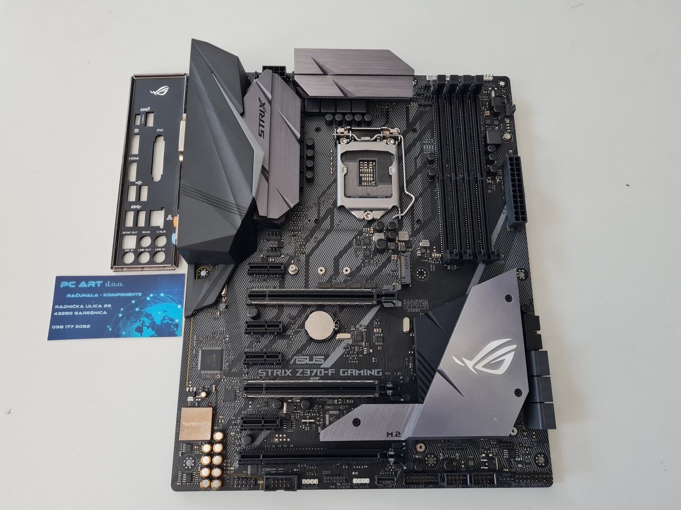 ASUS ROG STRIX Z370-F GAMING, Intel Z370, Socket 1151 V2 - Račun / R1