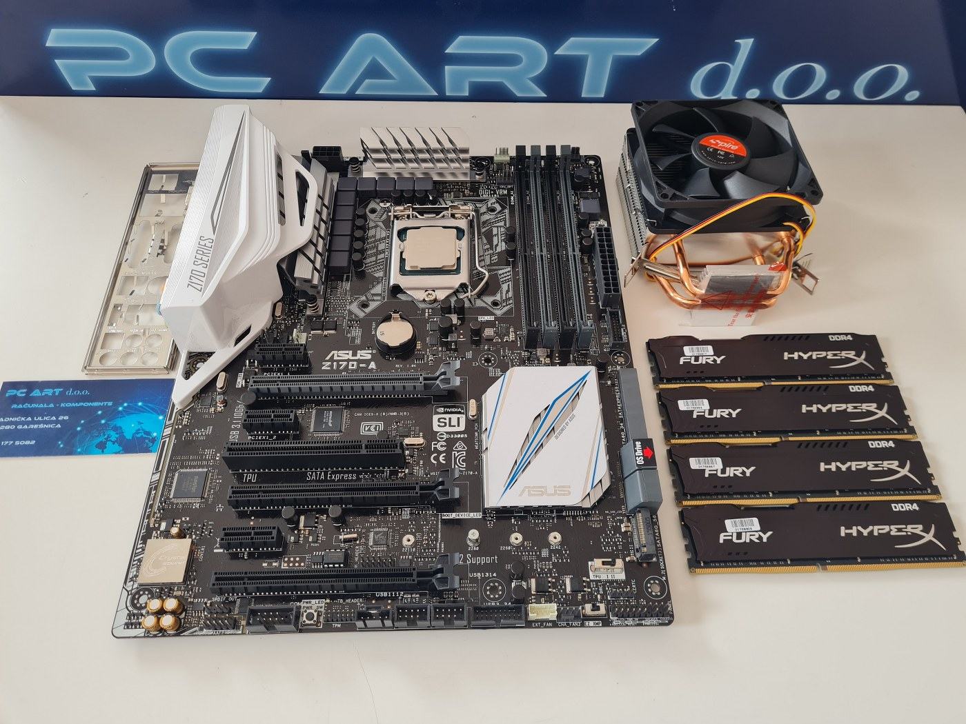 ASUS Z170-A + i7 7700K + 16GB / 32GB DDR4 - Račun/R1 / Jamstvo