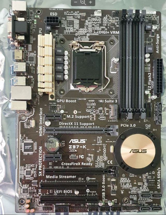 ASUS Z97-K Chipset Z97 Intel Socket 1150 matična ploča
