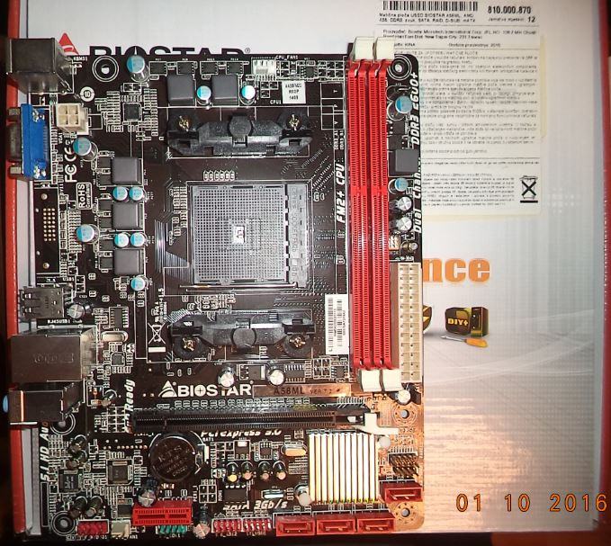 Biostar A58ML Socket FM2/FM2+ AMD A55 matična ploča - garancija