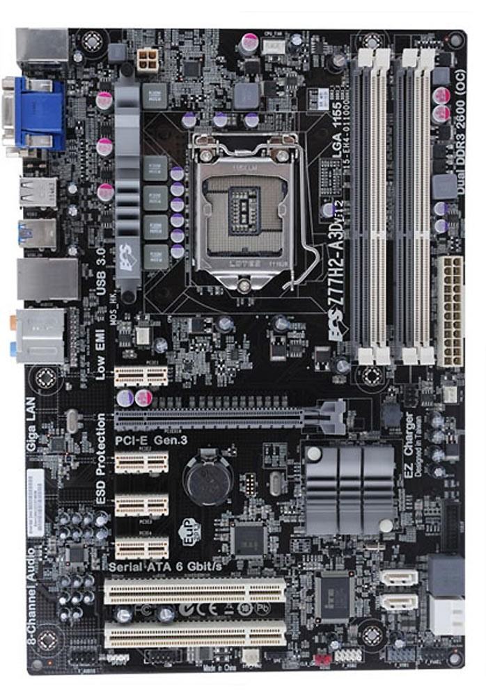 ECS Z77H2-A3D Chipset Z77 Intel Socket 1155 matična ploča