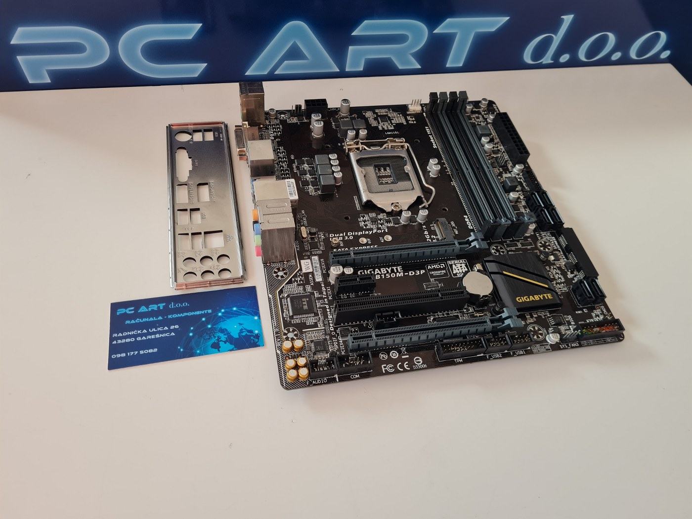 Gigabyte GA-B150M-D3P, Intel B150, Socket 1151 - Račun / R1 / Jamstvo