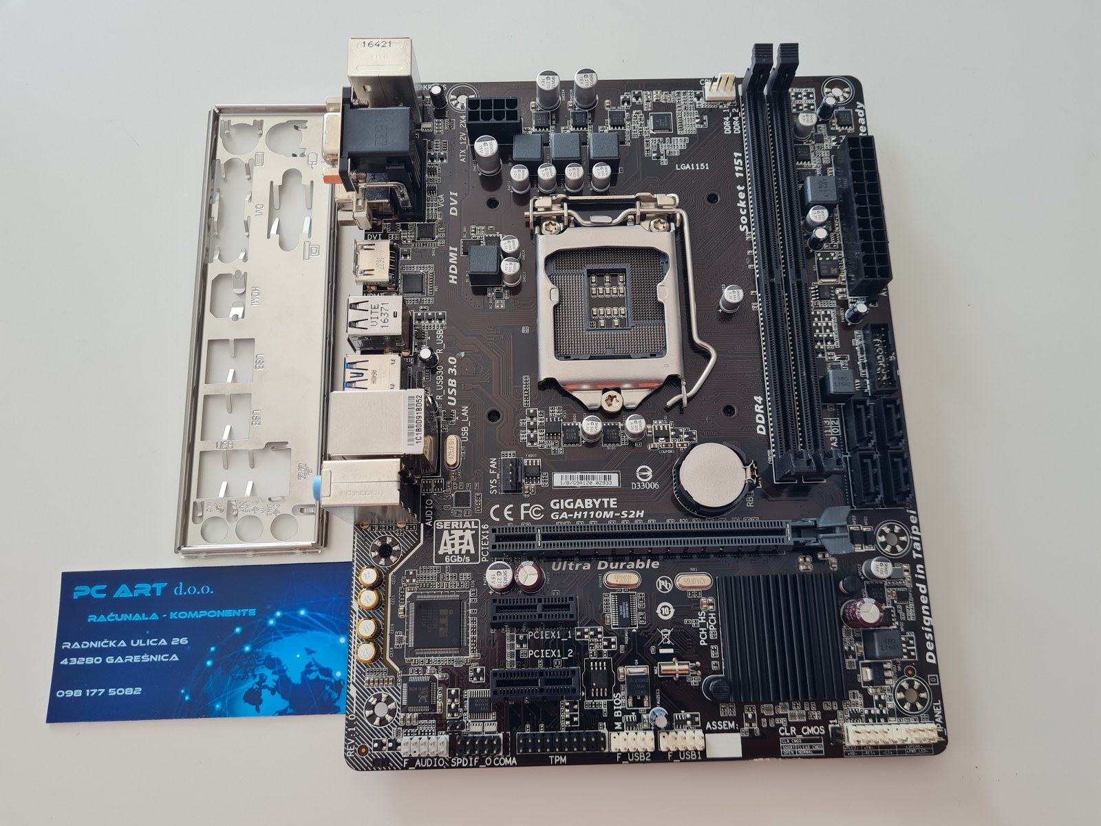 Gigabyte GA-H110M-S2H, Intel H110, Socket 1151 - Račun / R1 / Jamstvo