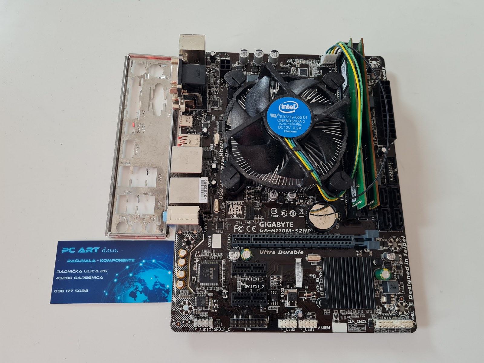 Gigabyte GA-H110M-S2HP + G4520 + 4GB/8GB/16GB DDR4 - Račun/R1/ Jamstvo