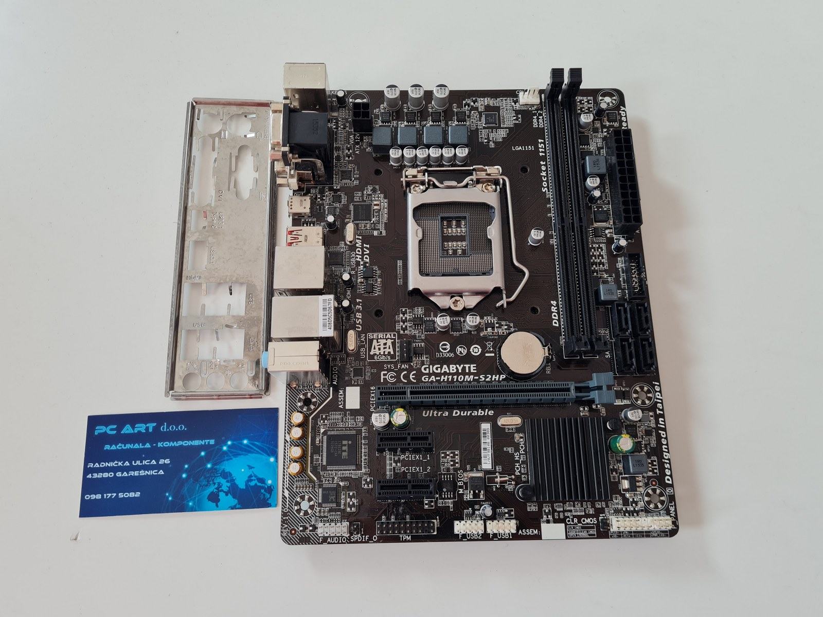 Gigabyte GA-H110M-S2HP, Intel H110, Socket 1151 - Račun / R1 / Jamstvo