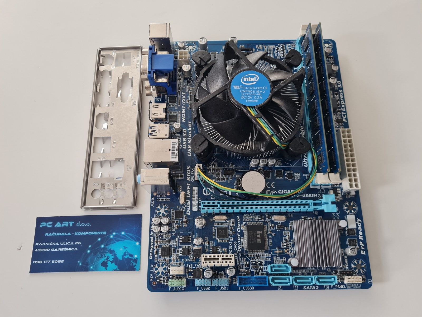 Gigabyte GA-H61M-USB3H + Xeon (i7 3770) + 4GB/8GB/16GB RAM - Račun/ R1