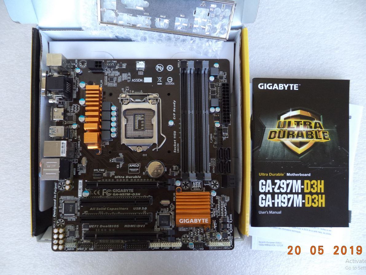 GIGABYTE GA-H97M-D3H Chipset H97 Intel Socket 1150 mATX matična