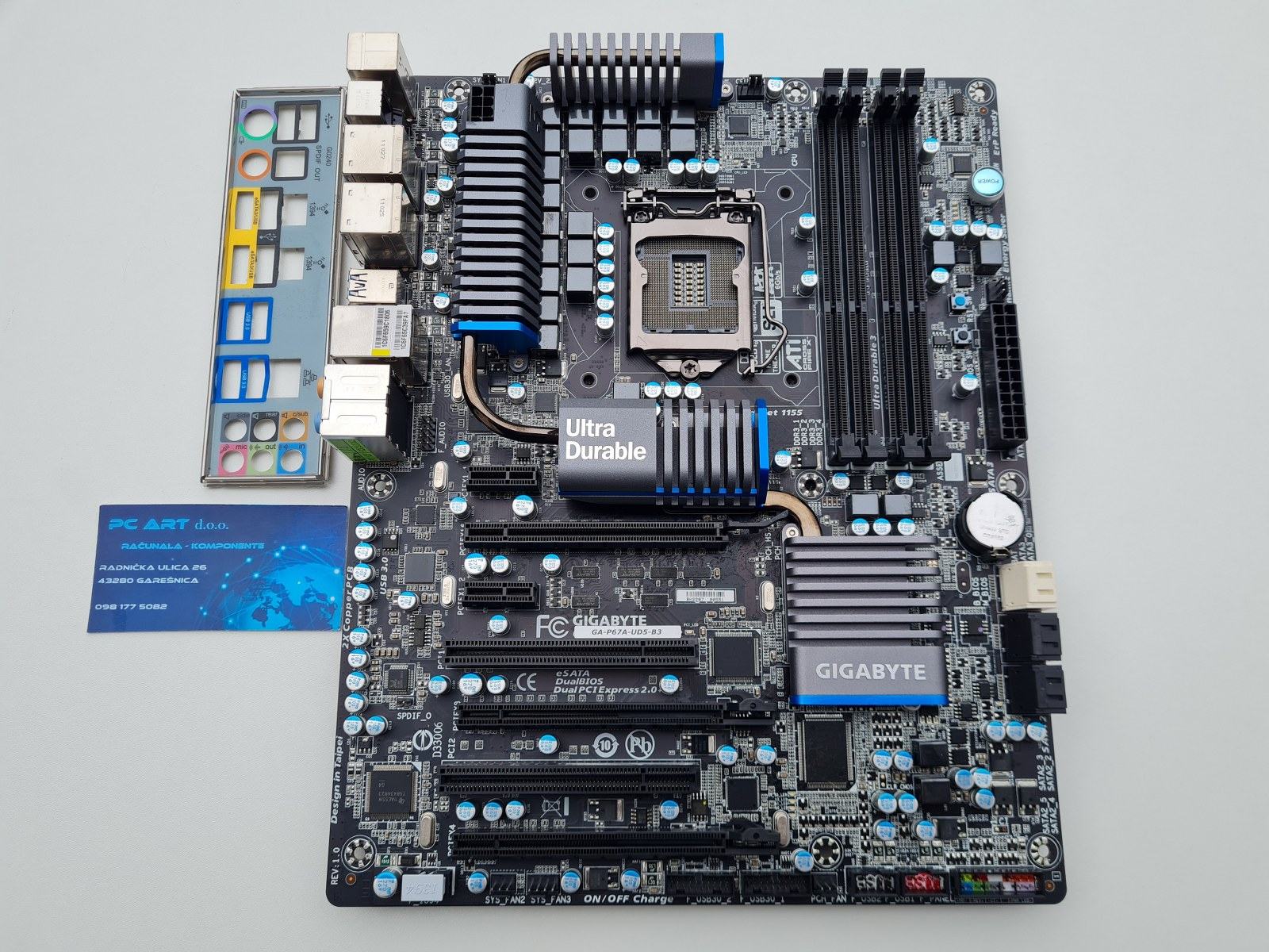 Gigabyte GA-P67A-UD5-B3, Intel P67, Socket 1155 - Račun / R1 / Jamstvo