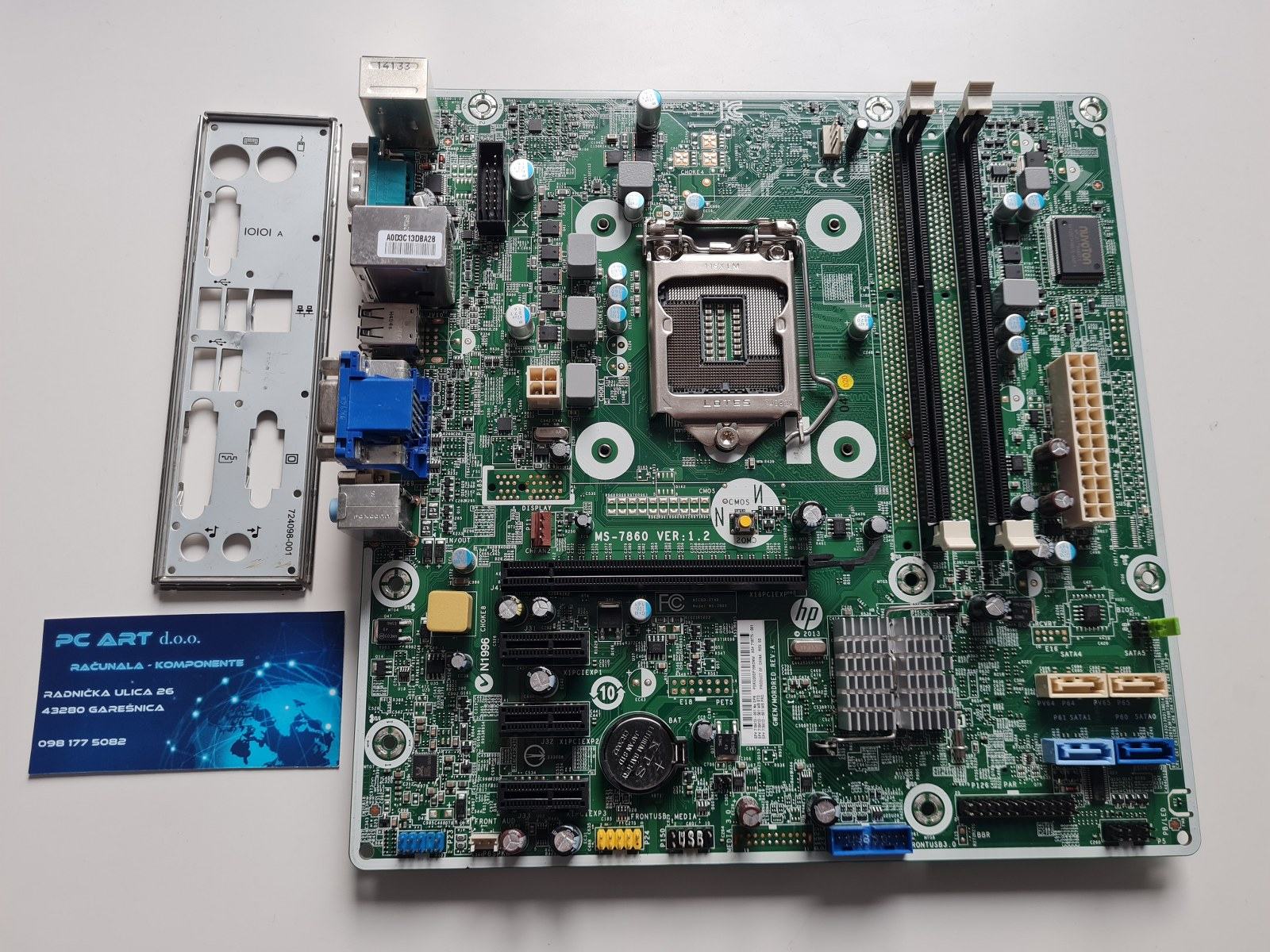 HP MS 7860 Ver 1.2 , Socket 1150 - Račun / R1 / Jamstvo