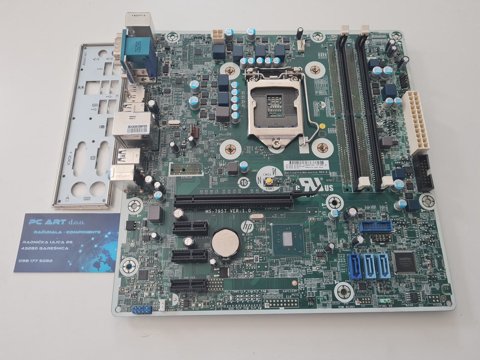 HP MS-7957 VER:1.0, Socket 1151 - Račun / R1 / Jamstvo