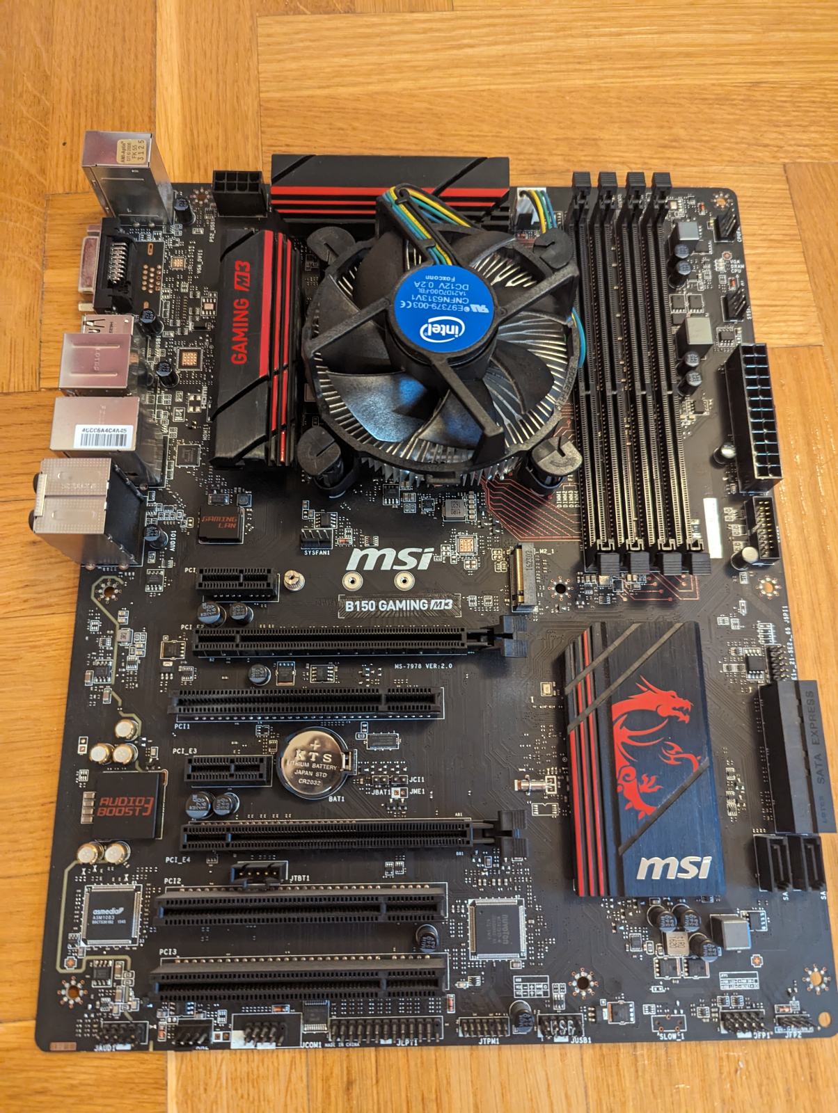 Matična MSI B150 GAMING M3 i procesor Intel i7 6700