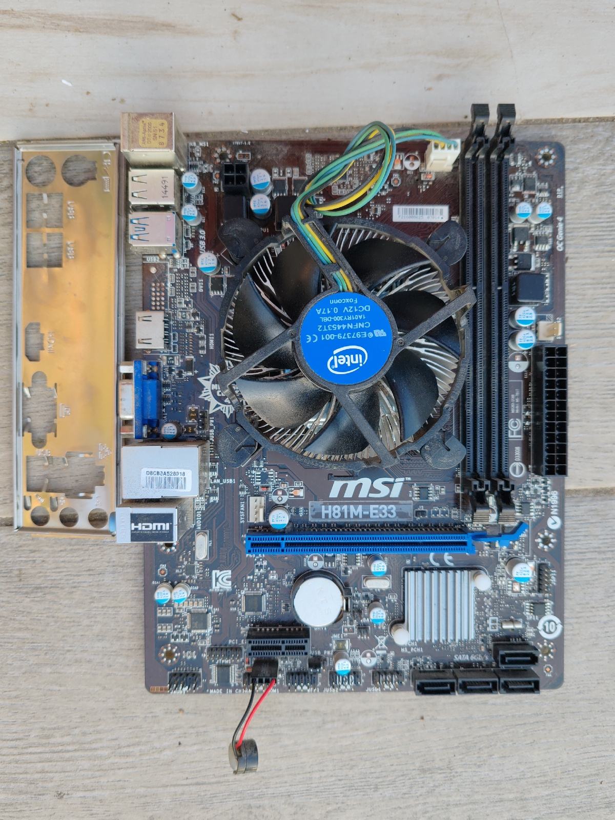Matićna MSI H81-E33 core i3-4130 na 3.7GHz lga 1150 HDMI