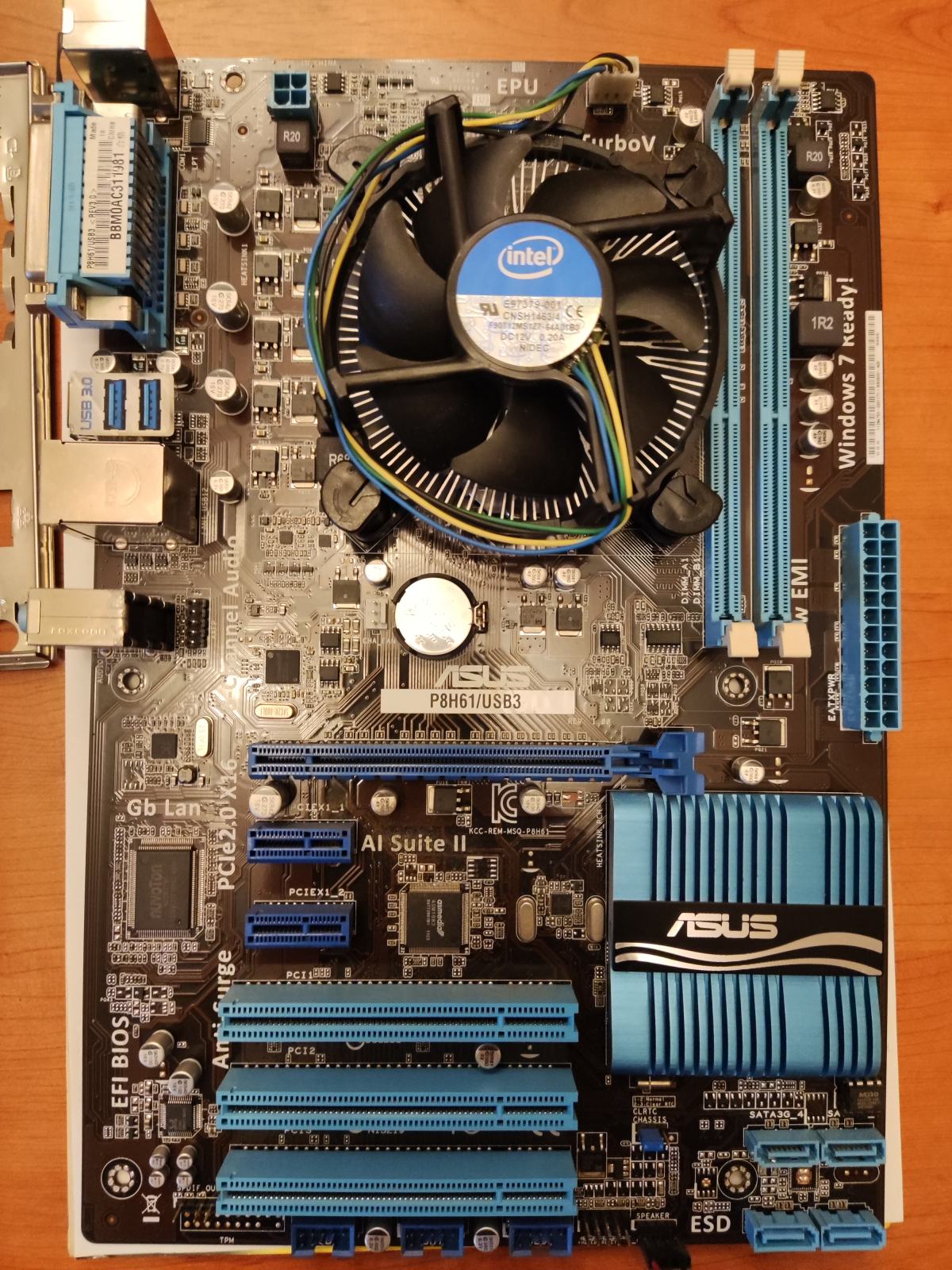 MATIČNA PLOČA LGA 1155 ASUS P8H61/USB3+G530 2.4GHZ