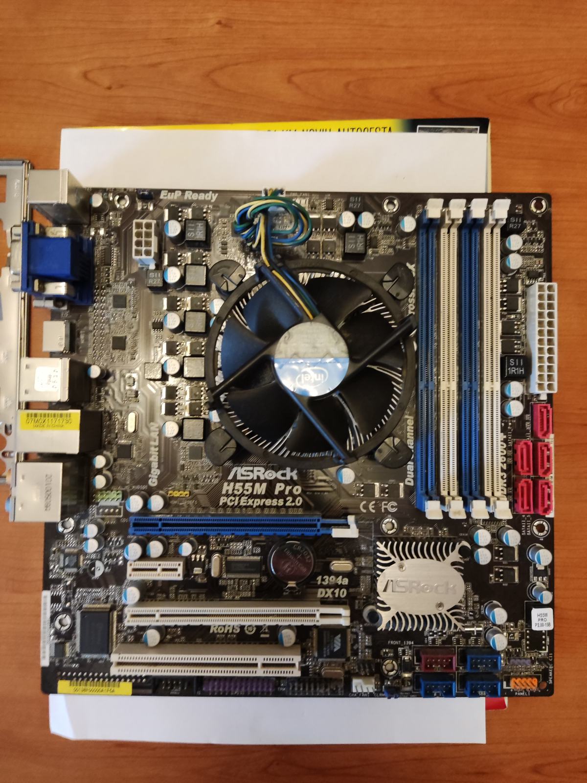 MATIČNA PLOČA LGA 1156 ASROCK H55M-PRO+I3 550 3.2GHZ