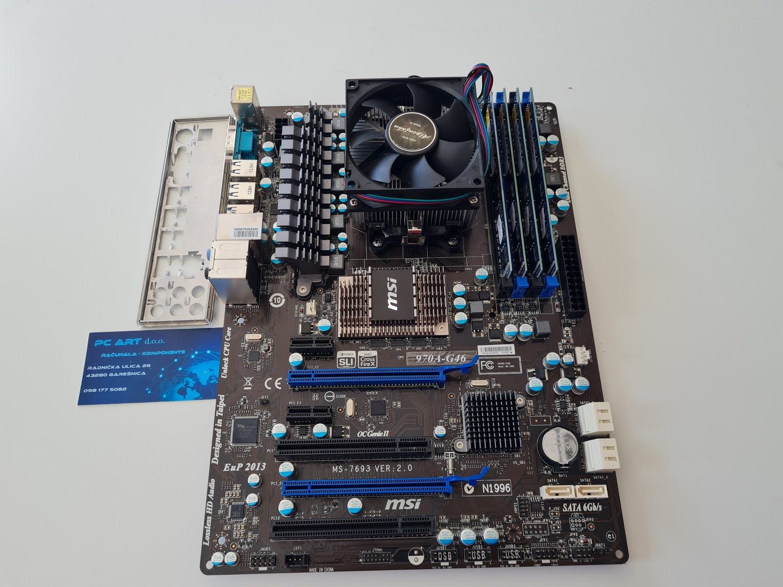 MSI 970A-G46 + X4 640 + 4GB/8GB/16GB/32GB - Socket AM3 - Račun / R1